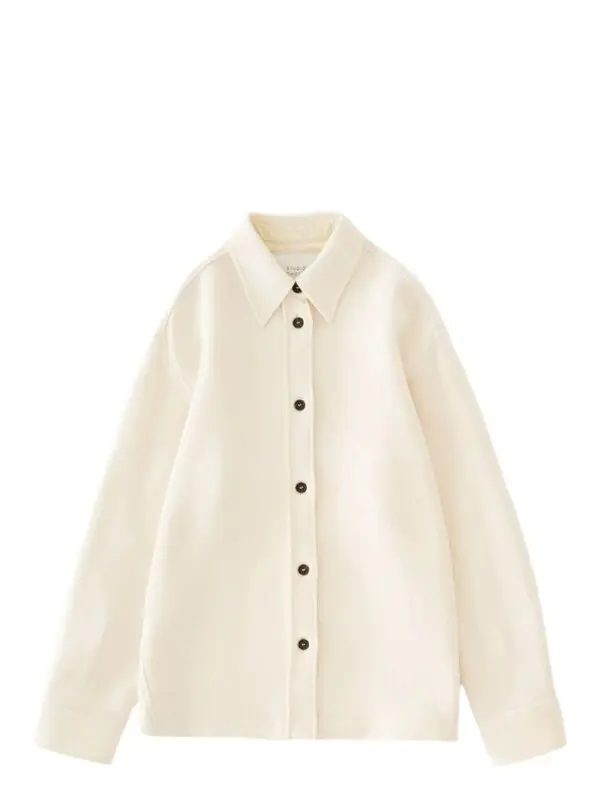 Studio Nicholson Wool Overshirt - White