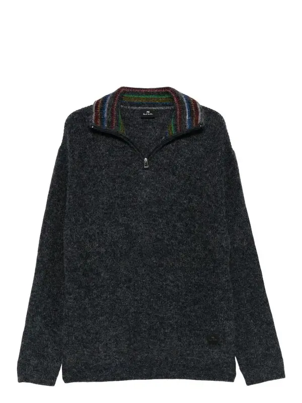 Paul Smith Half-zip Sweater - Black