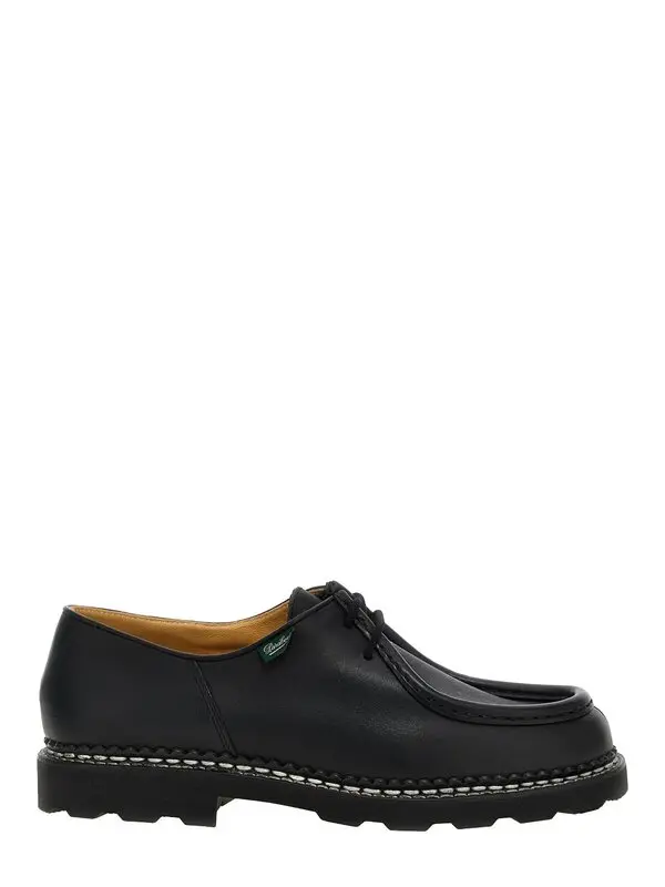 Paraboot Michael Leather Derby Shoes - Black