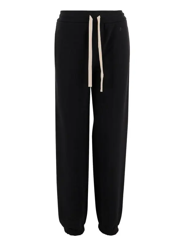 JIL SANDER Cotton Trousers - Black