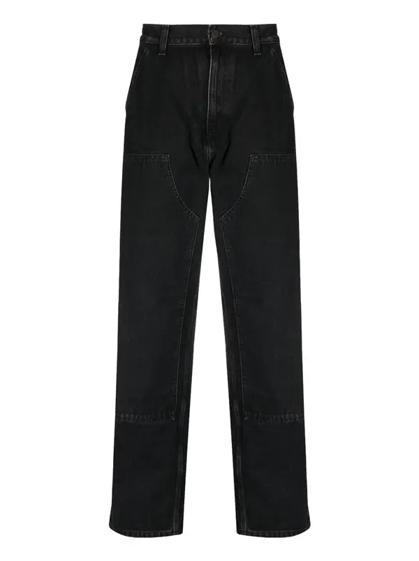 Carhartt Work In Progress Double Knee Denim Jeans - Black