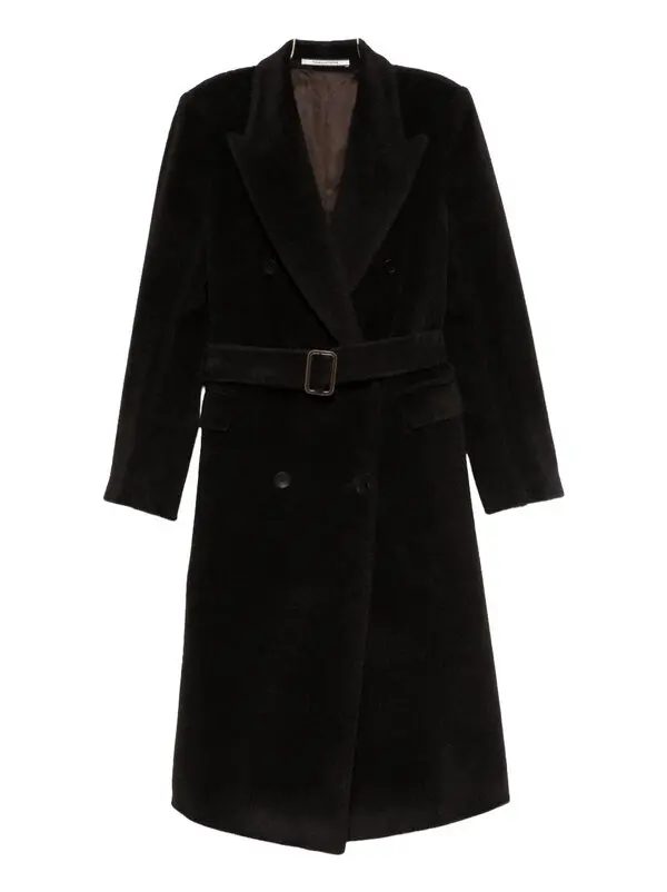 Tagliatore Wool Double-breasted Coat - Brown
