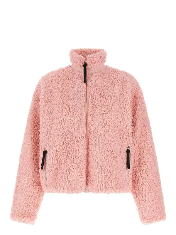 JIL SANDER Teddy-effect Cotton Jacket - Pink