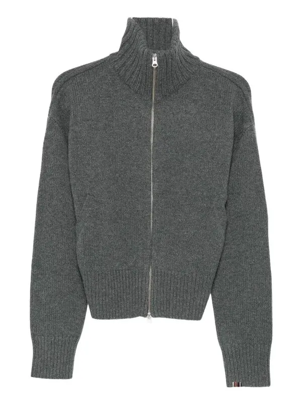 EXTREME CASHMERE X Cashmere Zipped Cardigan - Grey