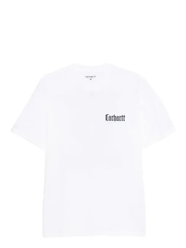 Carhartt Work In Progress Logo Cotton T Shirt - White
