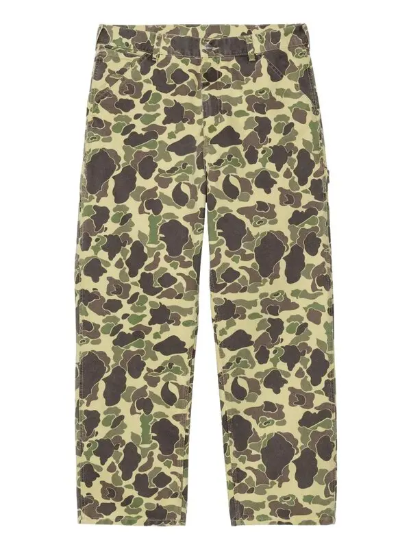 Carhartt Work In Progress Camouflage Trousers - Green