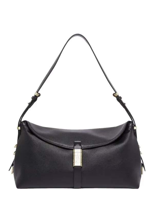 Pinko Saddle Baguette Shoulder Bag - Black