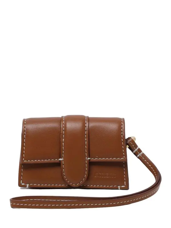 Jacquemus Le Porte Bambino Leather Pouch - Leather Brown