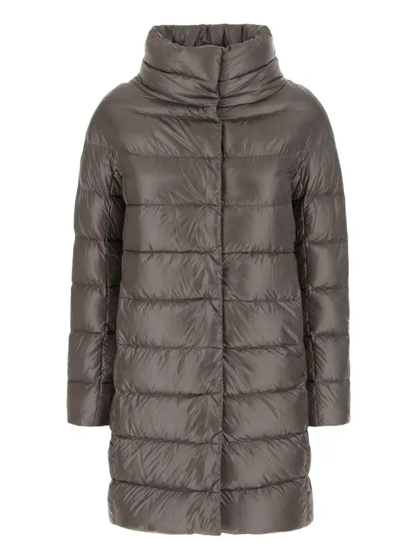 Herno Dora Long Down Jacket - Grey