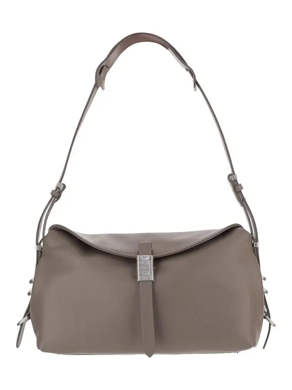 Pinko Saddle Baguette Shoulder Bag - Grey