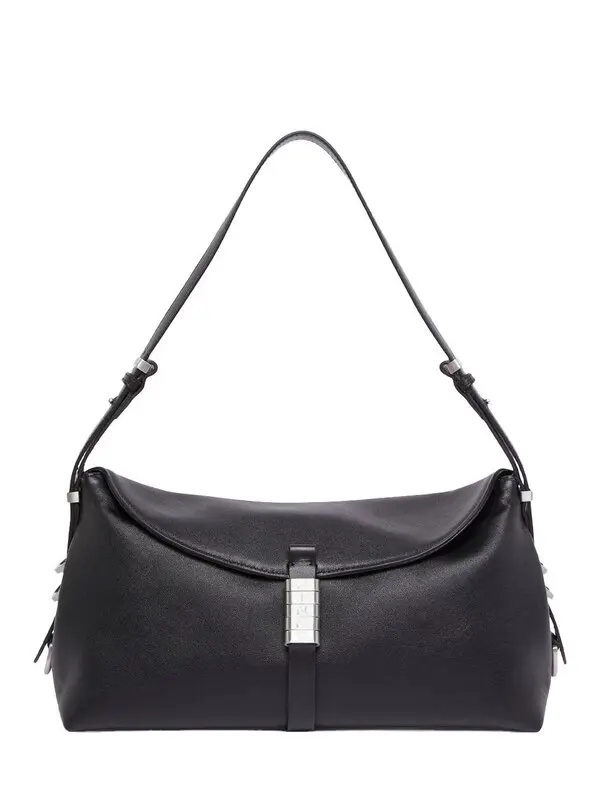 Pinko Saddle Baguette Shoulder Bag - Black