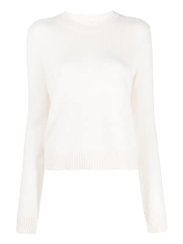 LISA YANG Mable Cashmere Crewneck Sweater - Beige