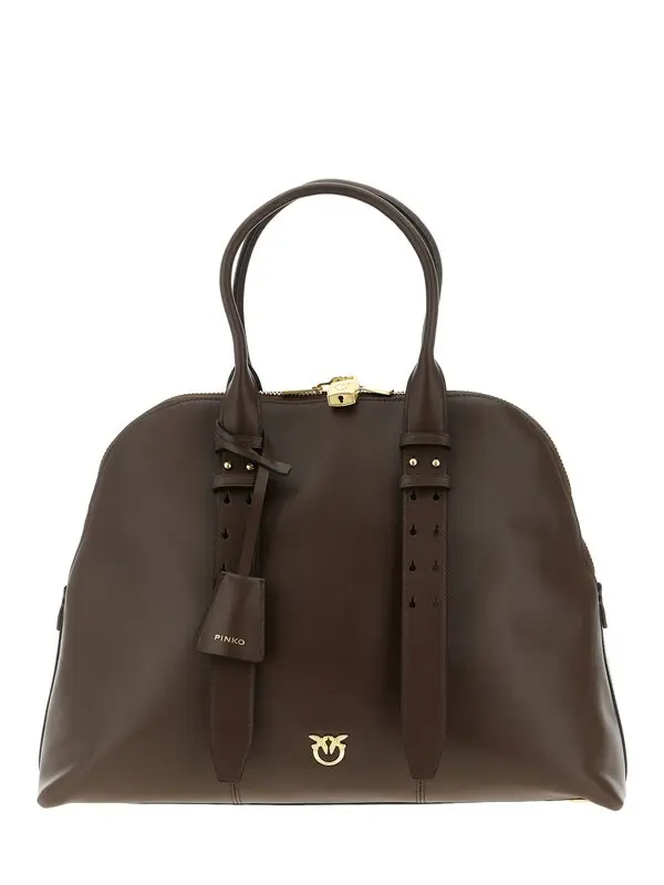 Pinko Escape Maxi Handbag - Brown