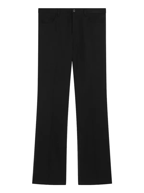 Balenciaga Regular Fit Tailored Trousers - Black