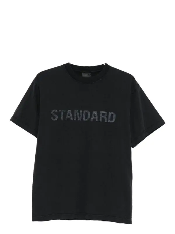 Balenciaga Standard Cotton T Shirt - Black