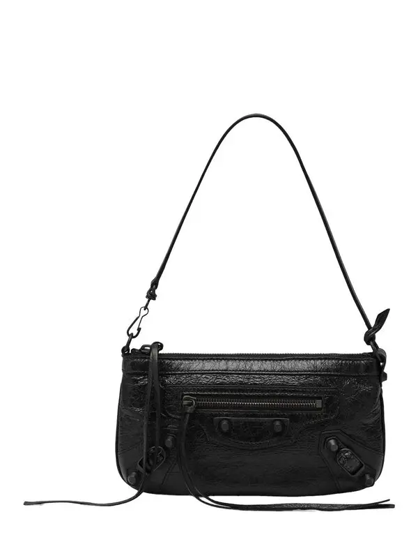 Balenciaga Le City Shoulder Pouch - Black