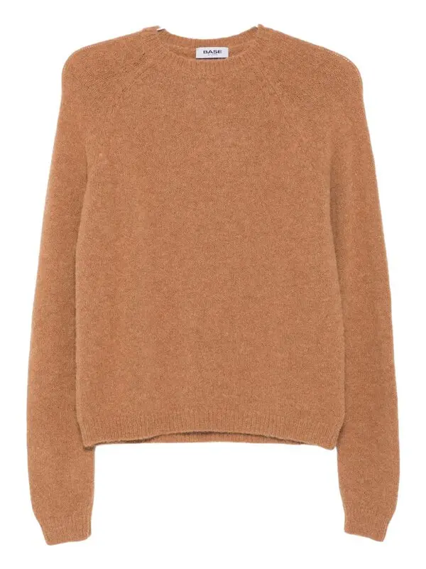 BASE Wool Crewneck Sweater - Camel
