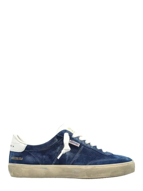 Golden Goose Soul Star Leather Sneakers - Blue