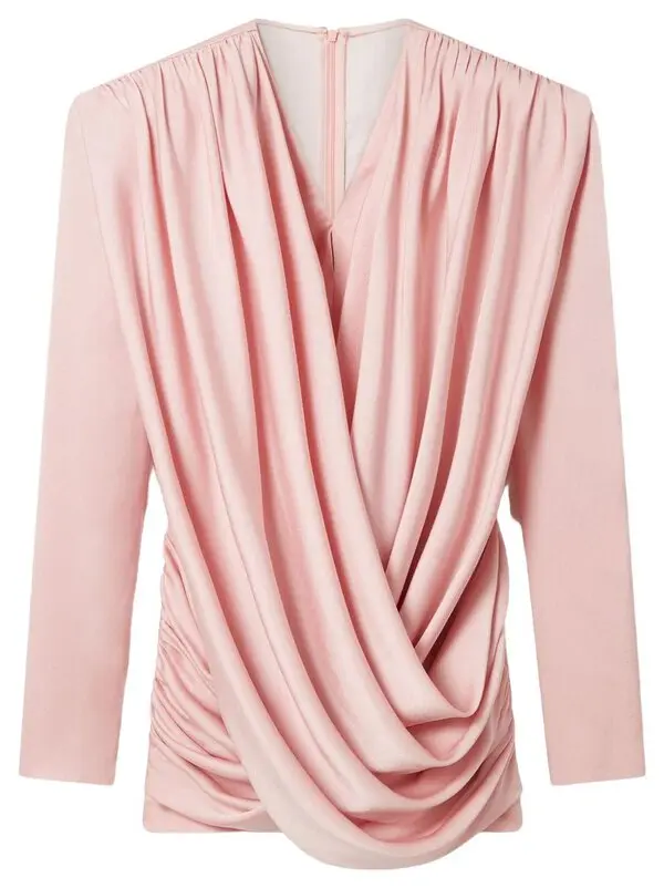Stella McCartney Draped Mini Dress - Pink
