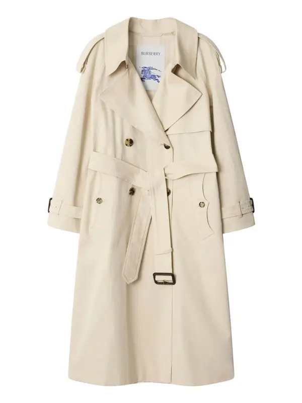 Burberry Fitzrovia Light Cotton Trench Coat - Beige
