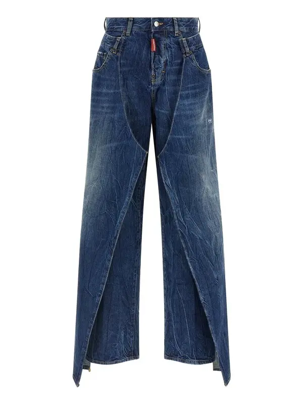 Dsquared2 Bettter X Double Wrap Jeans - Blue