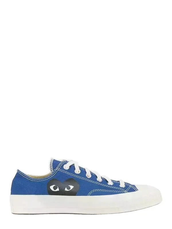 CONVERSE X COMME DES GARONS PLAY Chuck 70 Logo-print Sneakers - Blue