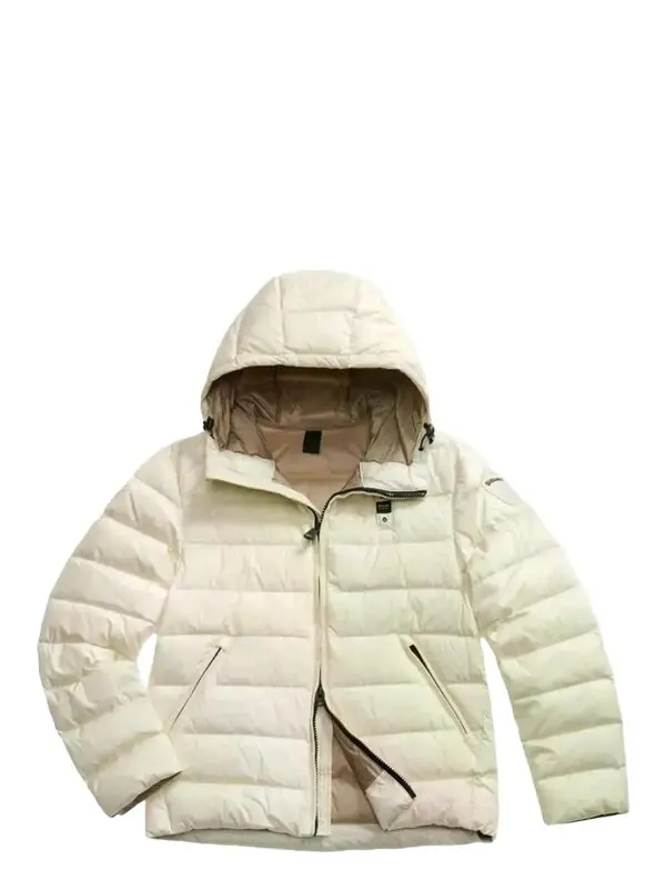 BLAUER. Hooded Padded Jacket - White