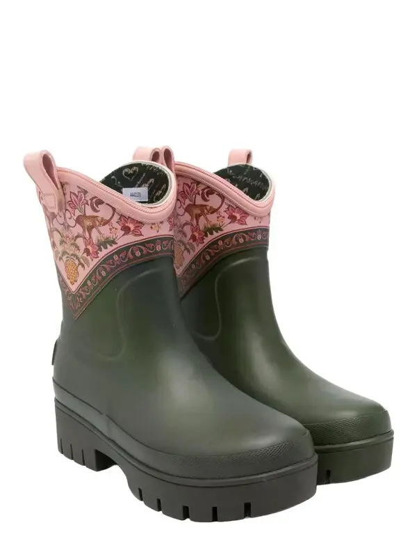 Barbour X Farm Rio Thais Rain Boots - Green