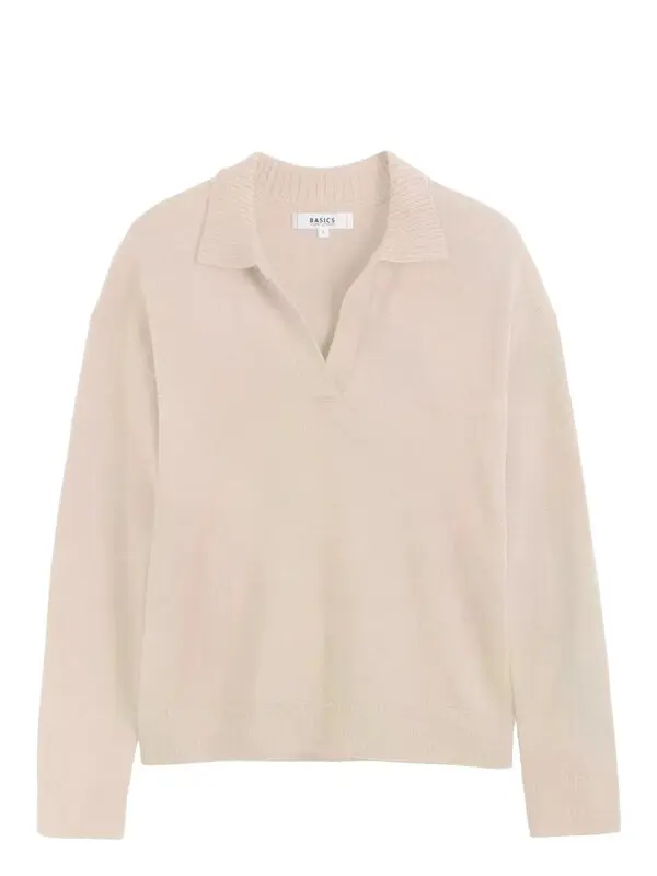 Chinti & Parker Polo-collar Sweater - Neutrals