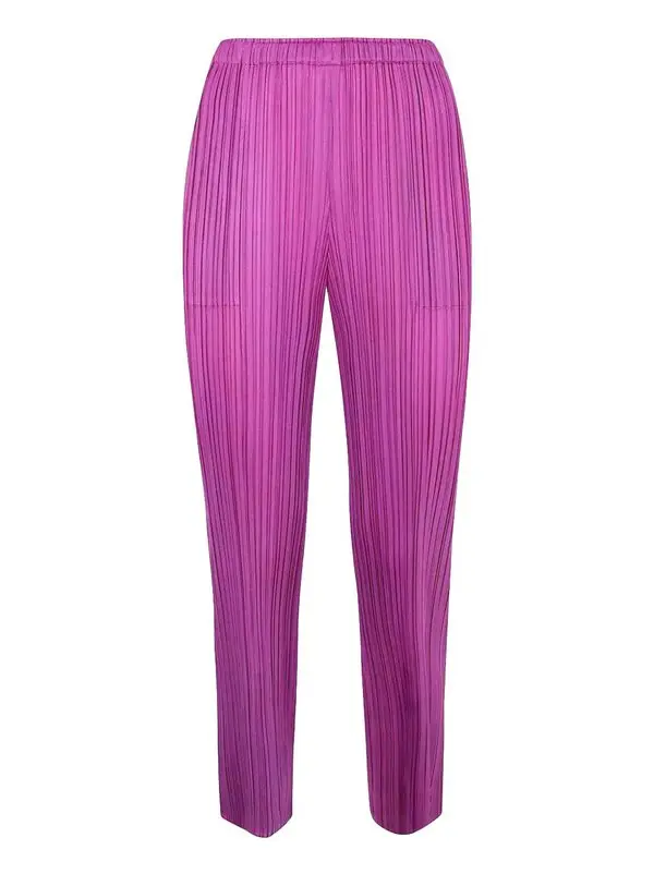 Issey Miyake Pleated Trousers - Pink