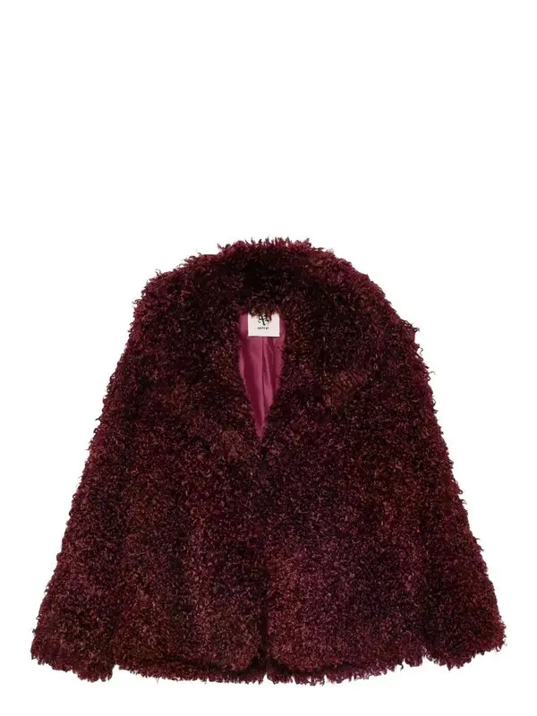 ANIYE BY Curly Faux-fur Jacket - Red