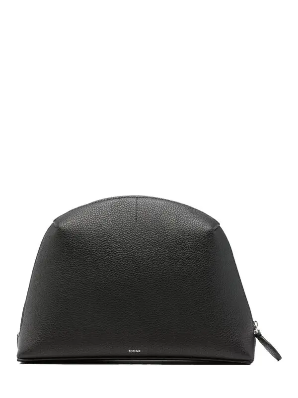 TOTÊME Leather Pouch Bag - Black