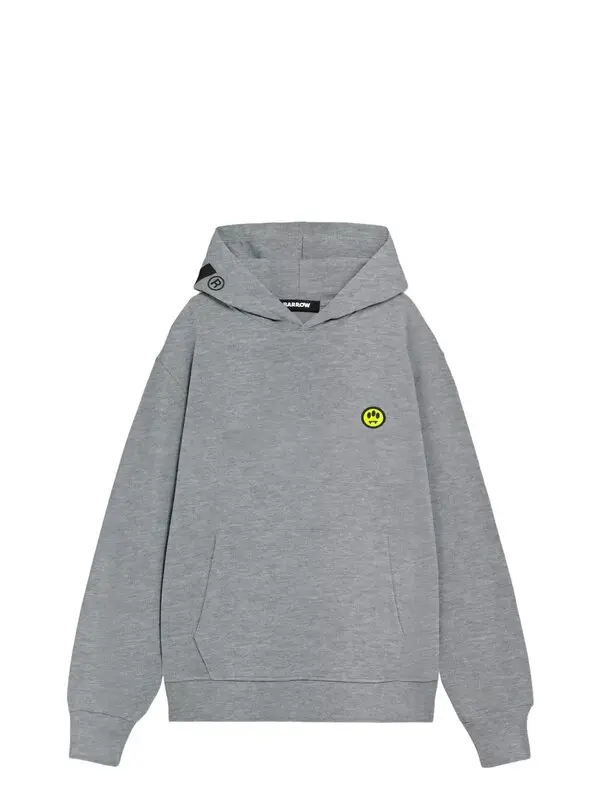 BARROW Graphic Hooded Pullover - Grey