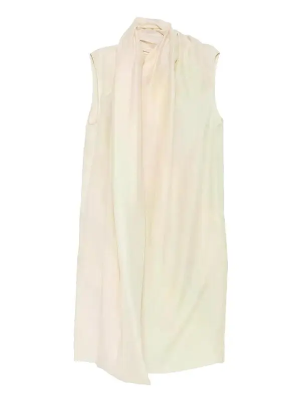 TOTEME Attached-scarf Dress - Neutrals