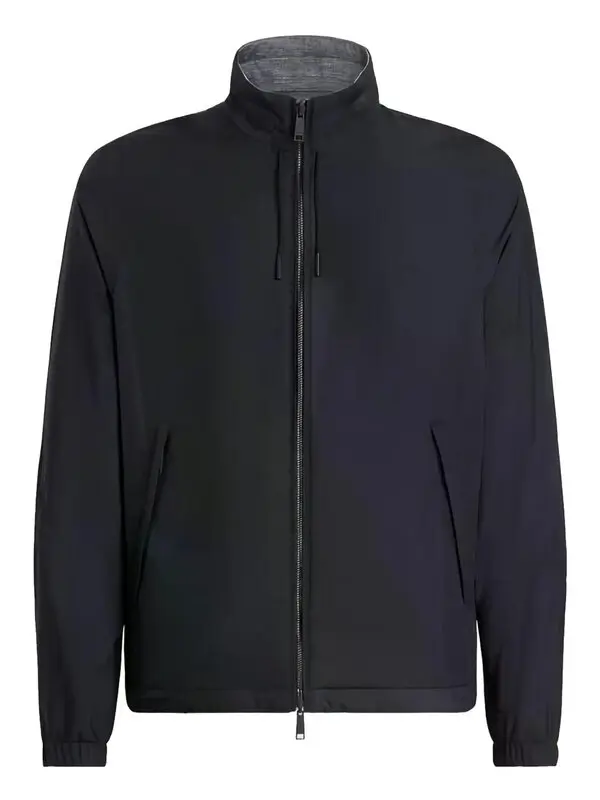 Zegna Zip-up Jacket - Blue