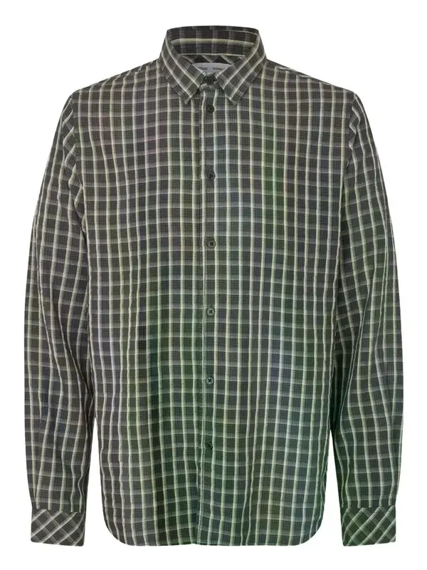 SAMSOE SAMSOE Checked Saryan Shirt - Black