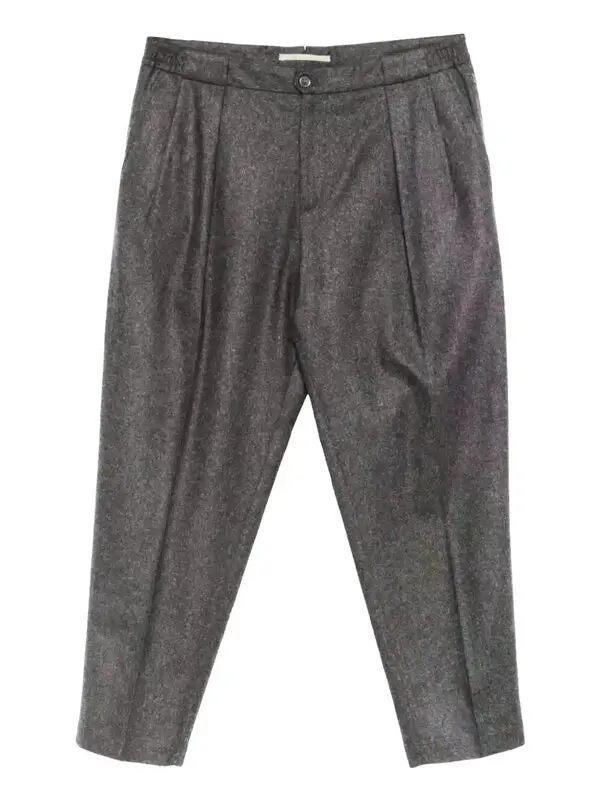 BRIGLIA 1949 Pleated Trousers - Black