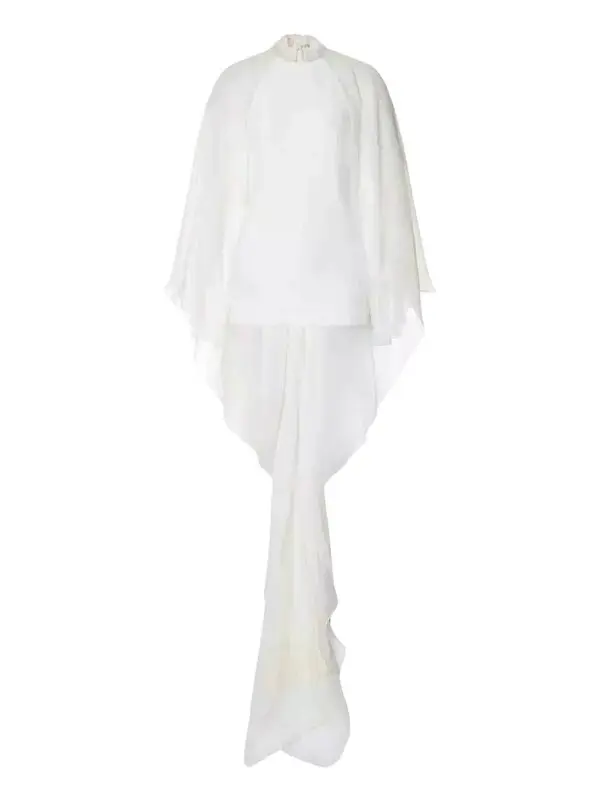 Alberta Ferretti Draped Blouse - White
