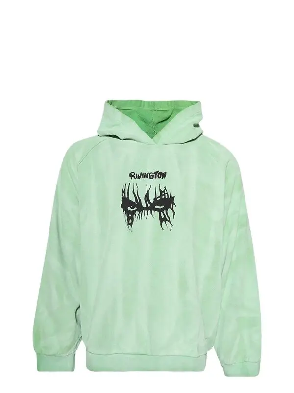 RIVINGTON ROI REBIS Bad Eyes Heiro Hoodie - Green