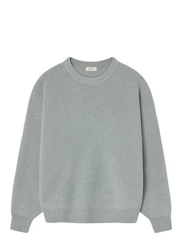 Fear Of God Wool Rib Crewneck Sweater - Grey