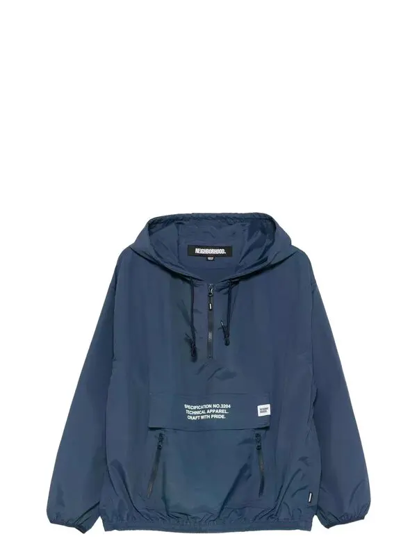 NEIGHBORHOOD Hooded Anorak Jacket - Blue