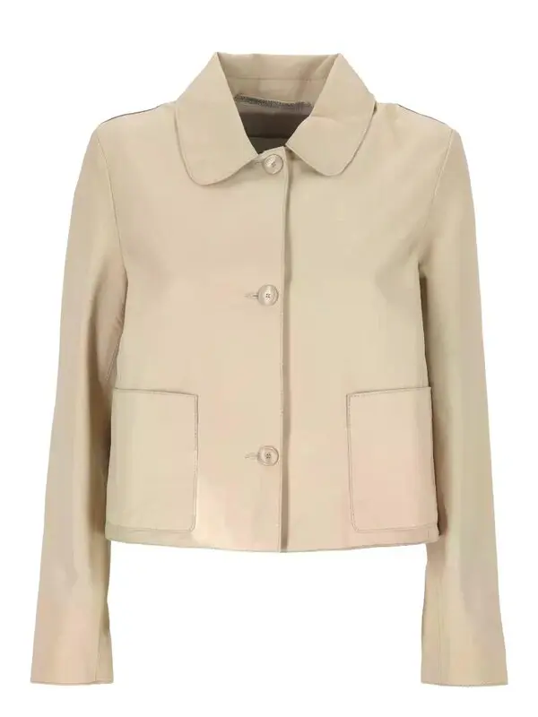 THE JACK LEATHERS Buttoned Jacket - Neutrals