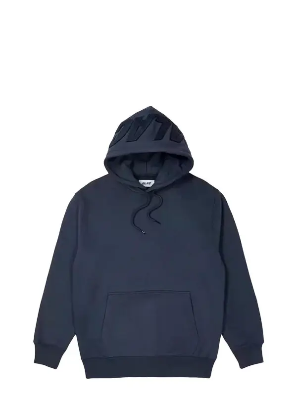 PALACE Spell Out Chenille Hoodie - Blue