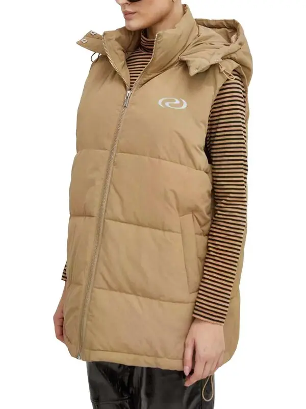 RÉSUMÉ Logo-print Gilet - Brown