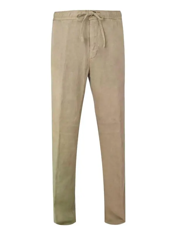 120% Lino Drawstring Trousers - Neutrals