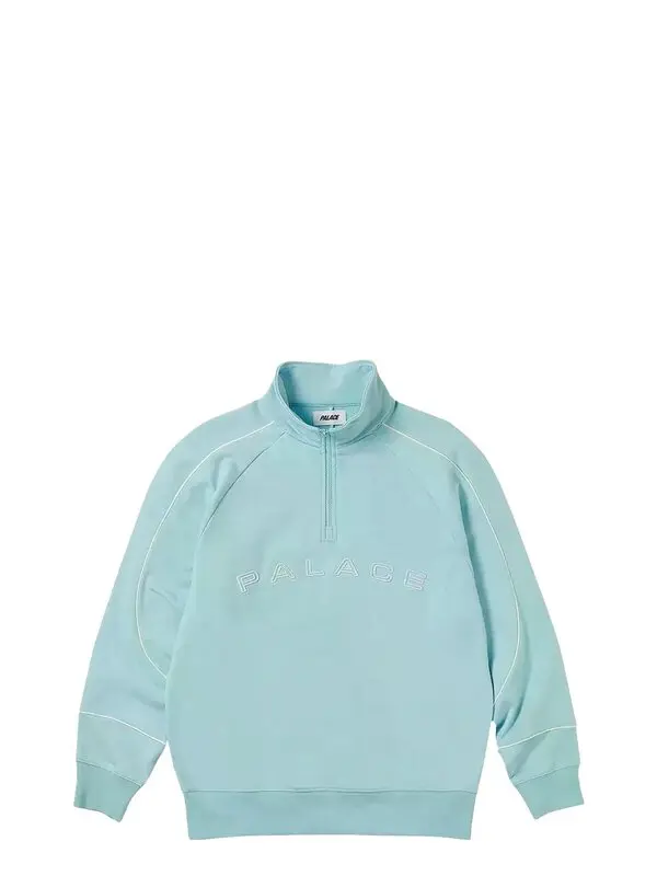PALACE Piped Zip-up Sweatshirt - Blue