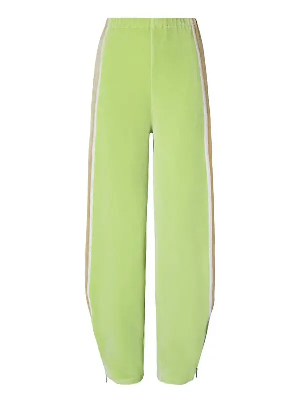 Tory Burch Velour Sweatpant - Bright Green