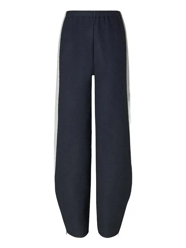 Tory Burch Japanese Jersey Sweatpant - Navy/ivory