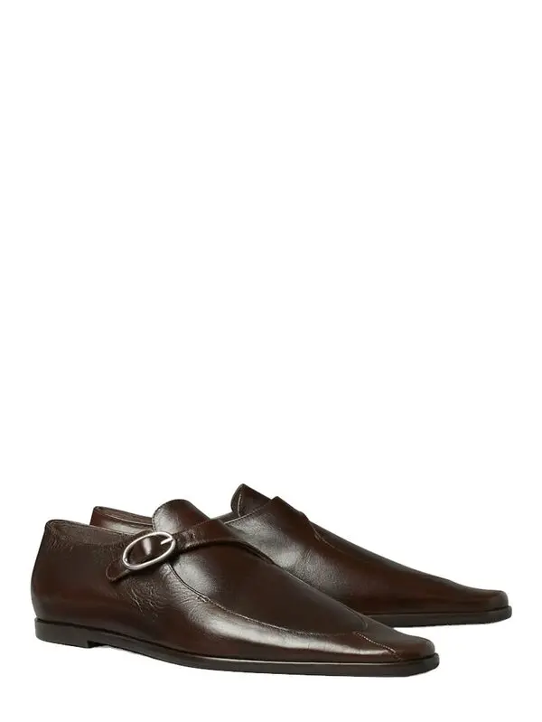Tory Burch Twisted Monk Strap - Bark Brown