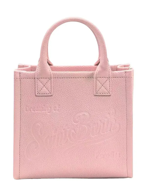 MC2 SAINT BARTH Mini Vanity Leather Tote Bag - Pink